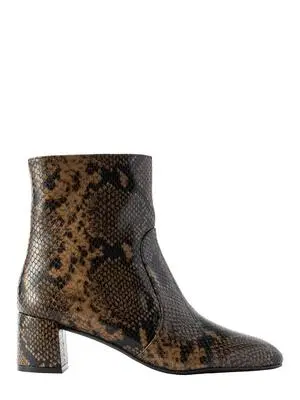 STUART WEITZMAN Stuart Weitzman Maeve Snake-Effect Ankle Boots Snake Print