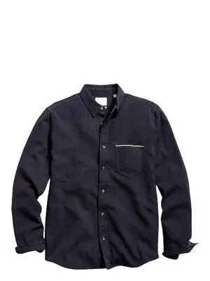 Billy Reid Twisted Msl Button-up Shirt - Carbon Blue/ombre Blue