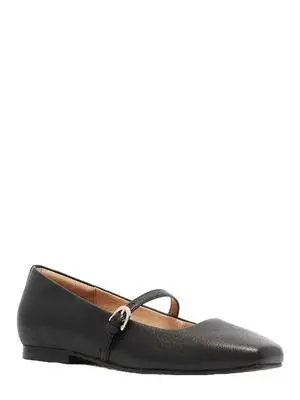 FRANKIE4 Hepburn Mary Jane Flat - Black Tumbled