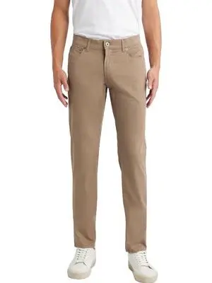 BRAX Chuck Fusion Flex Modern Fit Five-Pocket Pants Camel