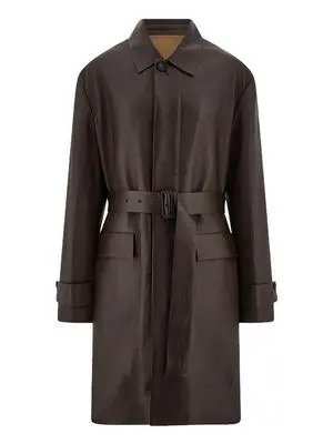 FERRAGAMO Deerskin Coat Natural