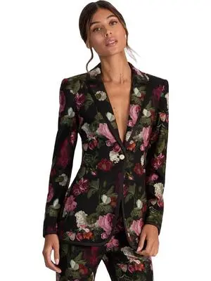 Alice + Olivia Breann Printed Blazer - Floral