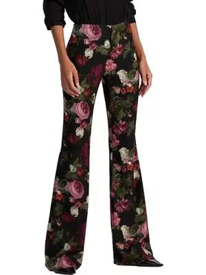 Alice + Olivia Bootcut Pant - Floral