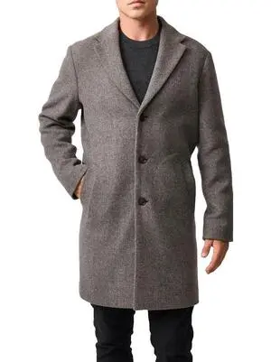 Rodd & Gunn Colwood Wool-blend Twill Overcoat - Mink