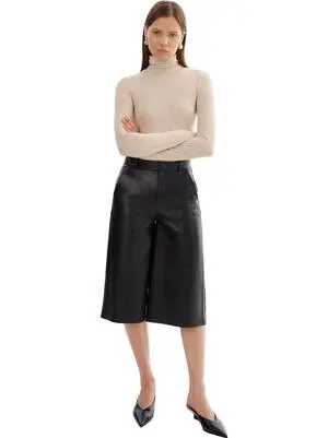 LAMARQUE Leather Bermuda Shorts