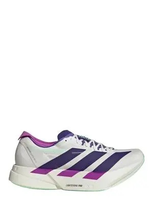 Adidas Adizero Adios Pro 4 Sneakers - Core White/collegiate Purple/lime Burst