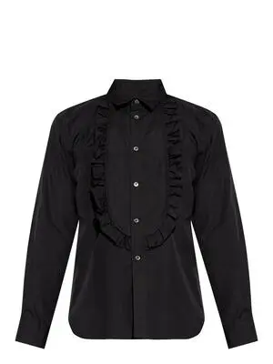 Comme Des Garçons Shirt With Jabot - Black