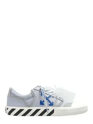Off White Vulcanized Low-Top Sneakers Grey