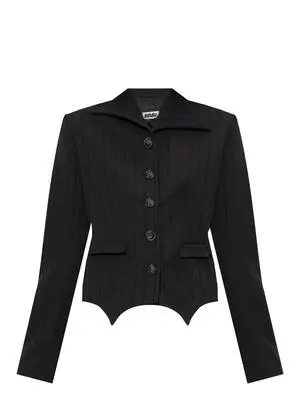 AVAVAV Pinstripe Blazer - Black