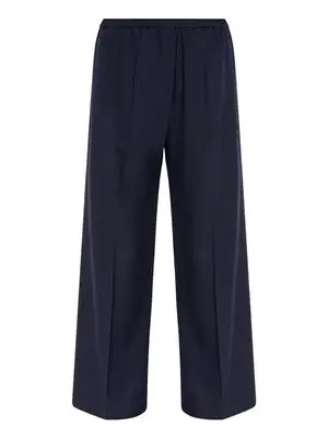TOTÊME Creased Trousers - Navy Blue