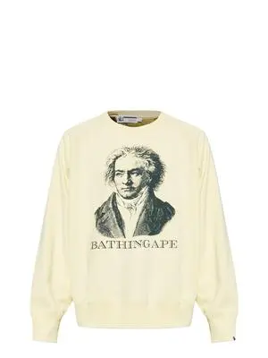 A BATHING APE® Printed Sweatshirt - Yellow