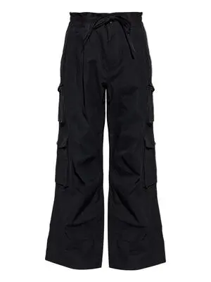 Dolce & Gabbana Wide Leg Cargo Pants - Black