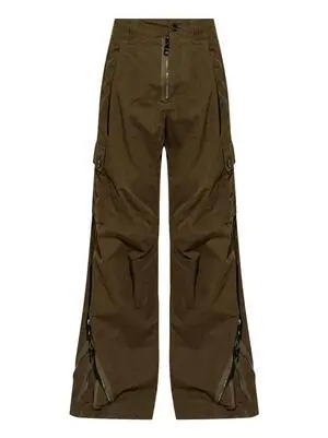 Dolce & Gabbana Wide Leg Cargo Trousers - Green