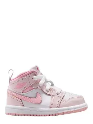 JORDAN 1 Mid Sneakers - Pearl Pink/white/medium Soft Pink