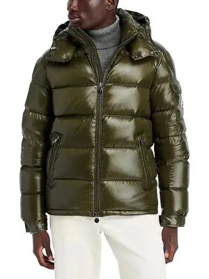 Moncler Maya Down Puffer Jacket - Olive Green