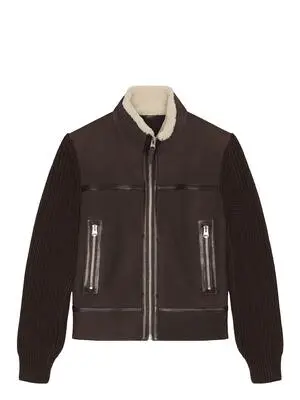 Mackage Mackage Jonathan Suede Jacket Coffee Natural