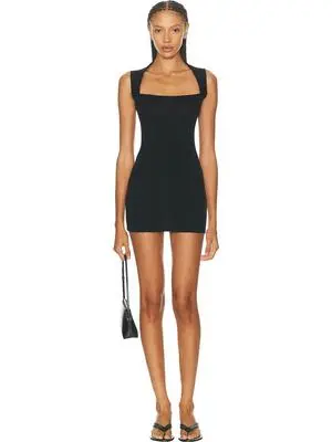 AYA MUSE Lune Mini Dress - Black