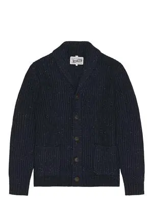 SCHOTT Donegal Cardigan - Navy