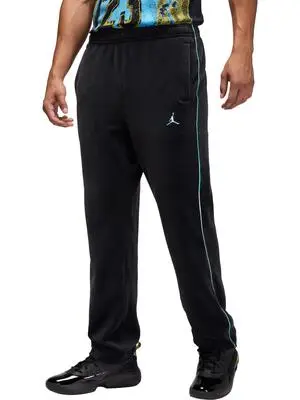 JORDAN Brooklyn Velour Track Pants - Black