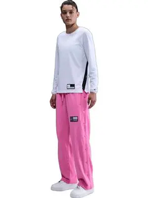 Nike Fleece Tear-away Basketball Pants - Pink