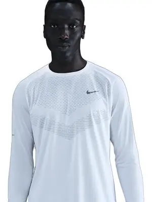 Nike Stride Dri-fit Adv Long-sleeve Running Top - White