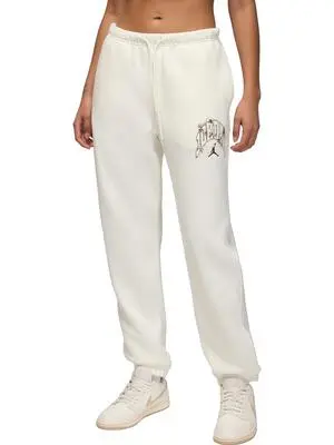 JORDAN Brooklyn Realtree Fleece Pants - White