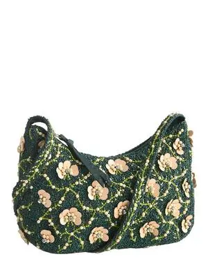 VERA BRADLEY Mini Roxbury Crescent Shoulder Bag - Green
