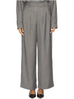 GESTUZ Zeffy High Waisted Pants - Dark Grey