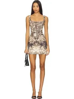 Giuseppe Di Morabito Printed Mini Dress - Brown