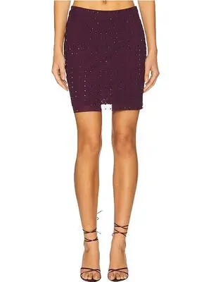 Steve Madden Keily Mini Skirt - Beet