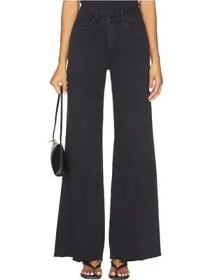 Good American Soft Tech Good Petite Palazzo Jeans - Black391