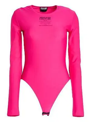 Versace Bodysuit In Polyamide And Elastane - Pink