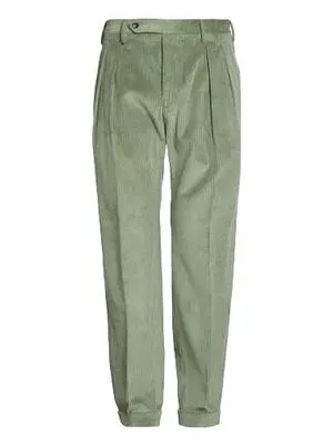 Incotex Corduroy Tapered Leg Pants Green