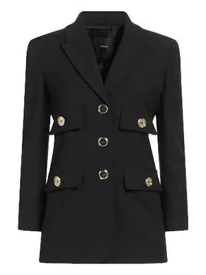 Pinko Single-breasted Blazer - Black