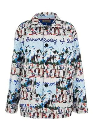 ALESSANDRO ENRIQUEZ Printed Quilted Jacket - Multicolor
