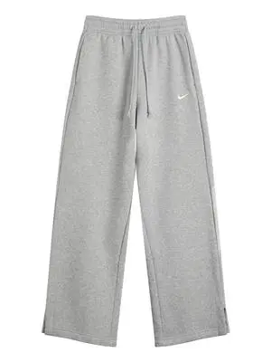 Nike Phoenix Fleece Wide Leg Sweatpants - Grey/sail
