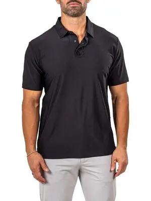 MACEOO Golfascension Stretch Nylon Polo - Black