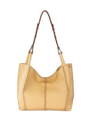 THE SAK Los Feliz Medium Leather Tote Bag - Buttercup
