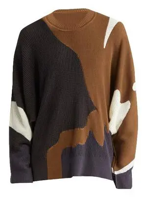 Issey Miyake Agate Wool Sweater - Brown