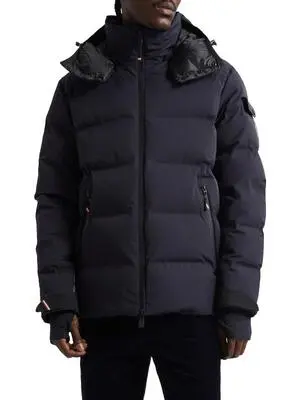 Moncler Montgetech Water Repellent Down Puffer Jacket - Navy Blue