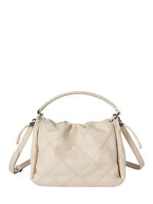 Brunello Cucinelli Small Nappa Bucket Mellow Bag - Ivory