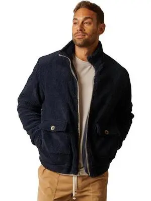 LEISURE LAB Fleece Jacket Marine Blue