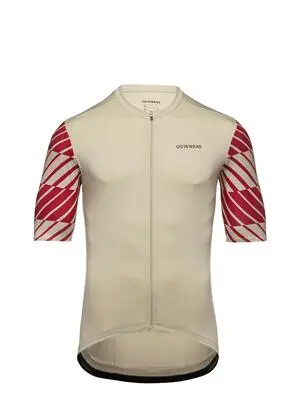 GOREWEAR GOREWEAR Swiftride Optical Cycling Jersey Tech Beige/utility Red