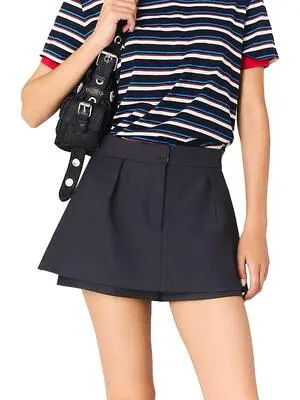 Maje Ipernahala Skort - Navy