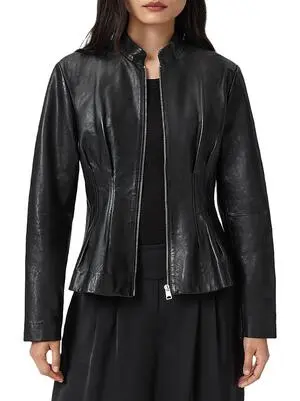 ALLSAINTS Clo Leather Jacket