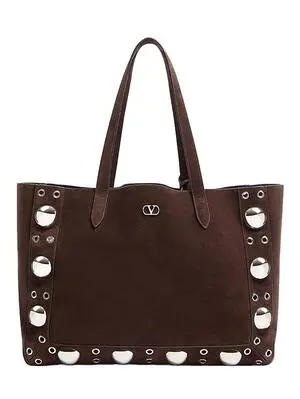 Valentino Garavani Nellcote Medium Shopping Tote Bag - Testa Di Moro