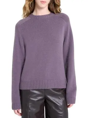 TWP Cashmere Crewneck Sweater - Smoked Lavender