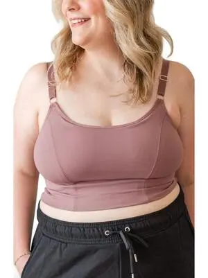 DAVIN & ADLEY Busty Pumping And Nursing Crop Cami - Mauve
