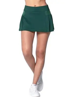 Lucky In Love Pleated Skirt - Green