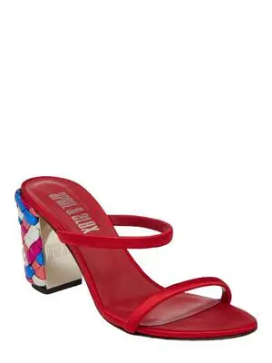 APRIL & ALEX Bianca High Heel Sandals Red